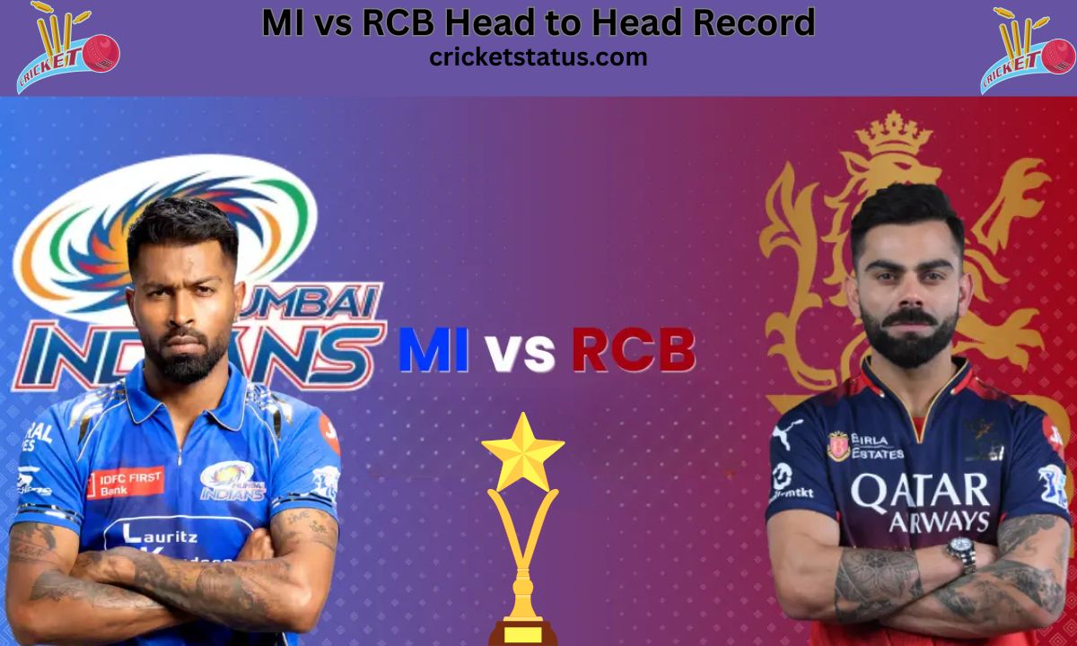 MI vs RCB Head to Head Record: Mumbai Indians vs Royal Challengers ...