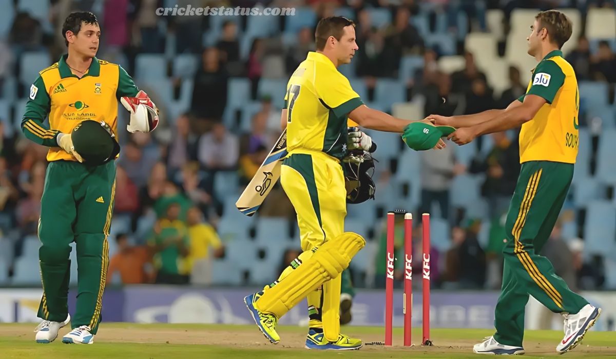 South Africa National Cricket Team Vs Australian Mens Cricket Team Timeline